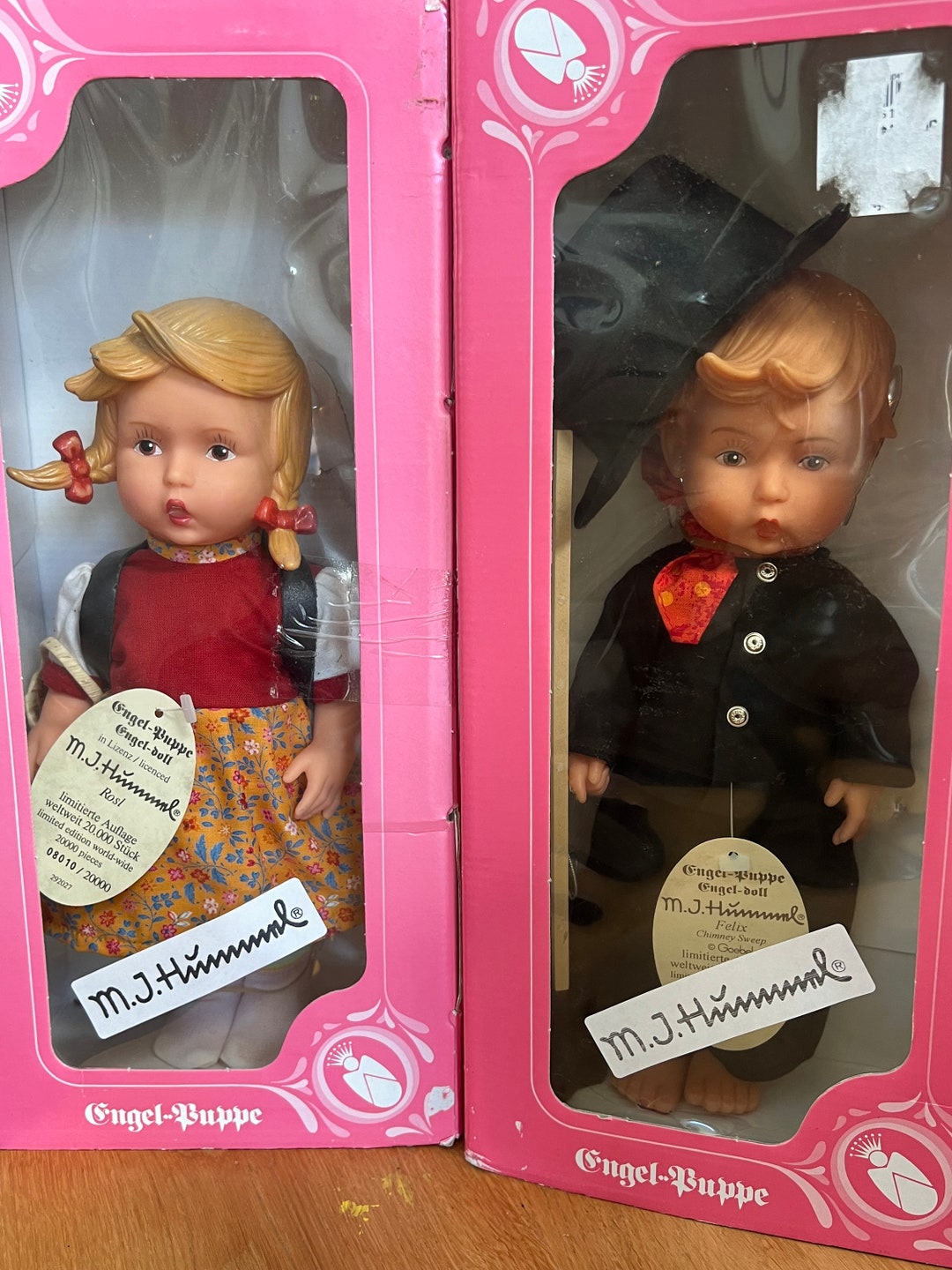 Vintage Goebel Hummel Pair of Engel-dolls in Original Boxes - Etsy
