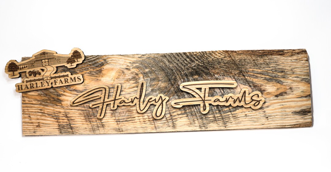 Wooden Custom Sign, Rough Cut Custom Sign, Customized Sign, Farmhouse ...