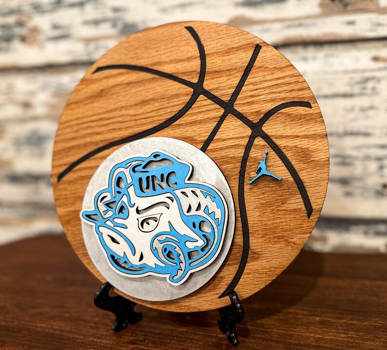 Custom Basketball College Wood Sign, Custom Wood Sign, Wooden Logo Sign ...