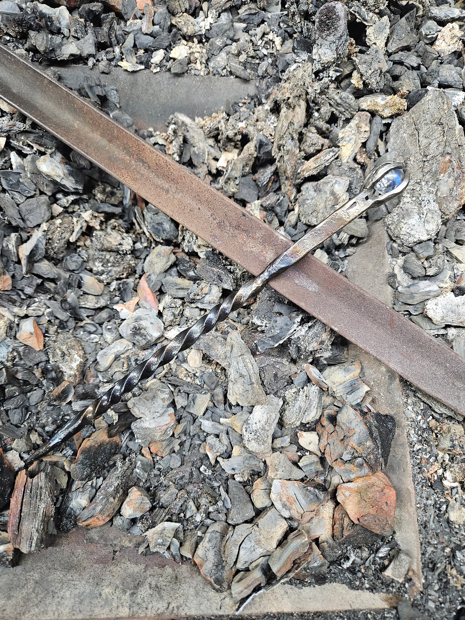 Handforged Marble Topper Fantasy Wand for Dungeons and Dragons or ...