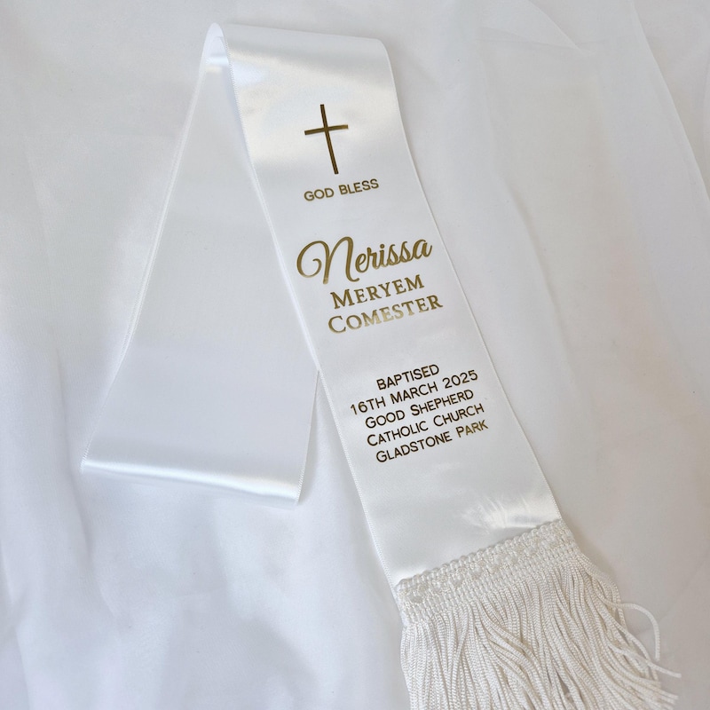 Baptism Stole - Etsy
