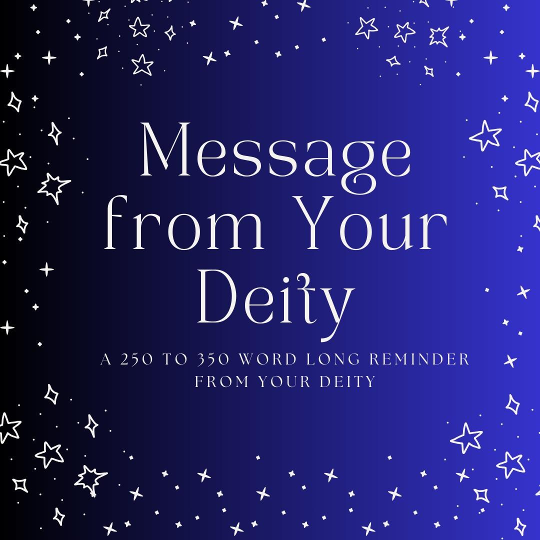 Message From Your Deity, Connect With Your Deity: Receive a Message ...