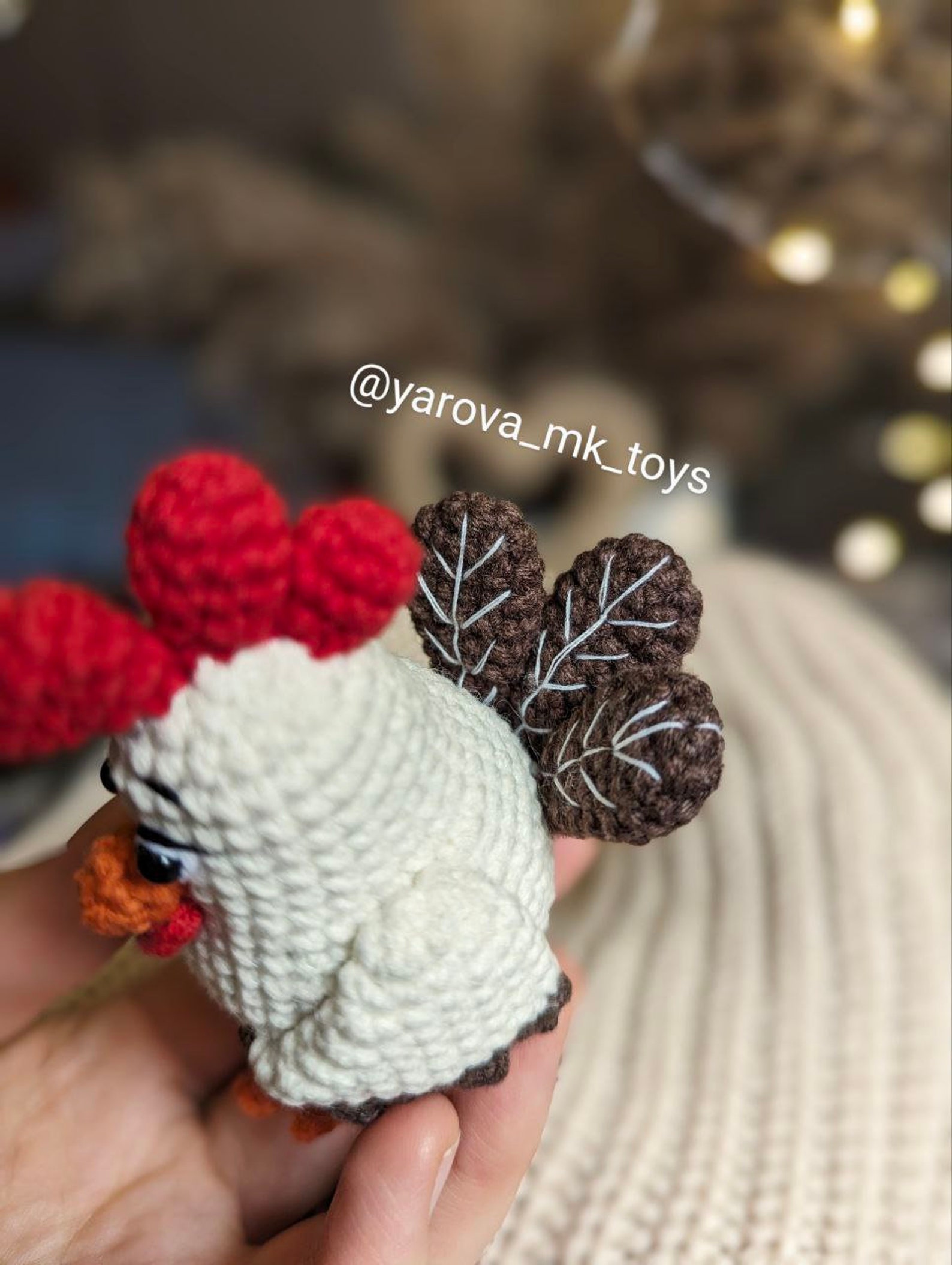 Crochet Rooster Pattern in English, Scheme of a Crocheted Rooster, a ...