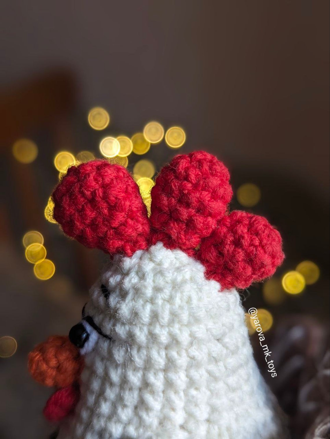 Crochet Rooster Pattern in English, Scheme of a Crocheted Rooster, a ...