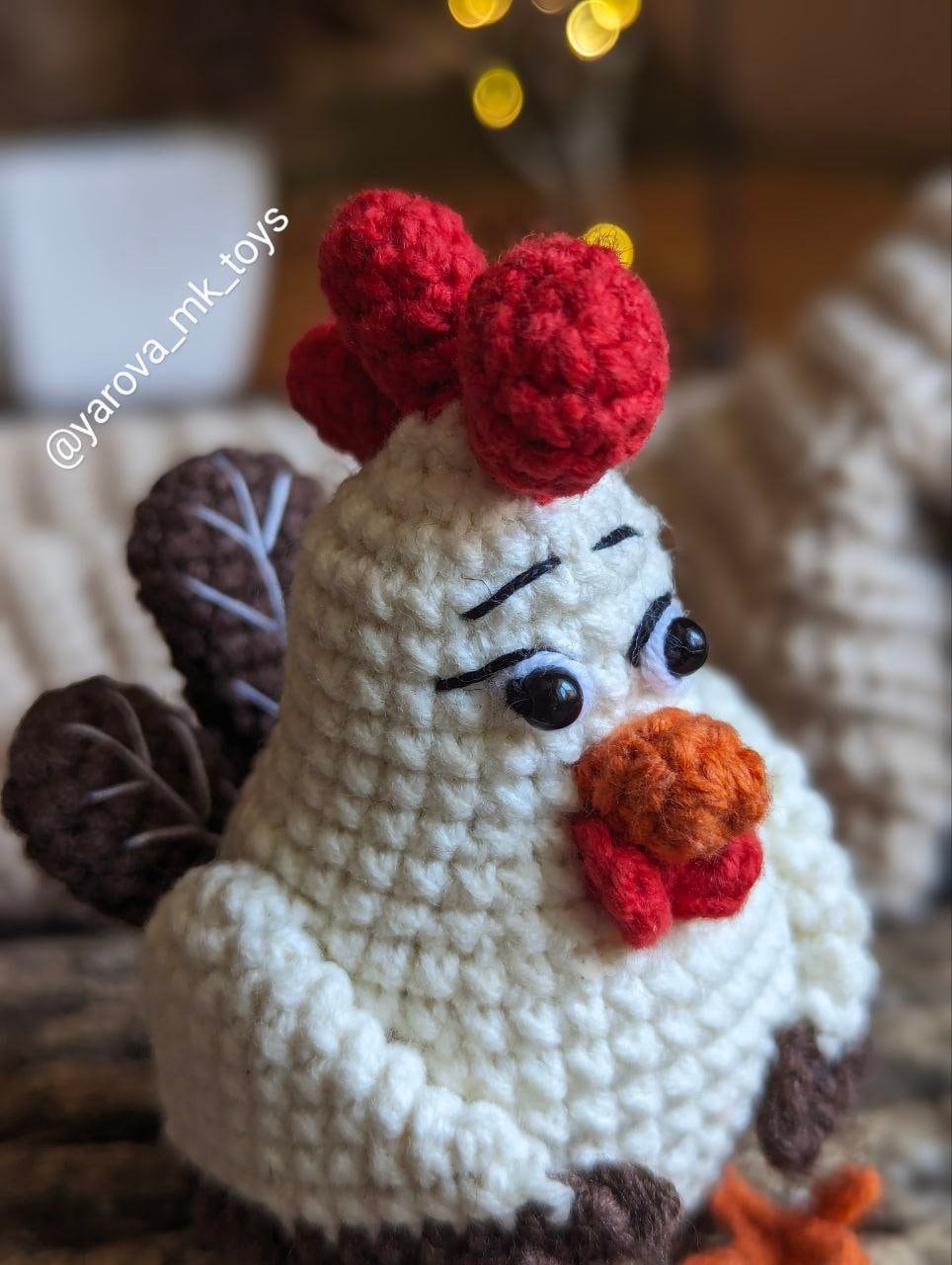 Crochet Rooster Pattern in English, Scheme of a Crocheted Rooster, a ...
