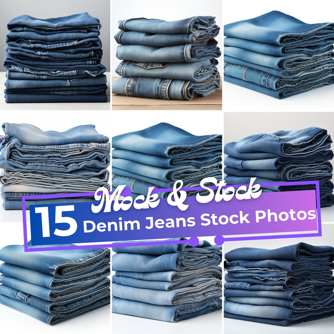 Denim Jean Stack Stock Photos, Website Stock Photos, Marketing Pictures ...