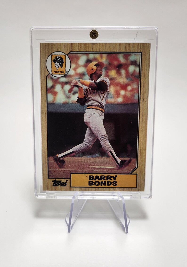 1987 Barry Bonds Error Rookie Card - Etsy