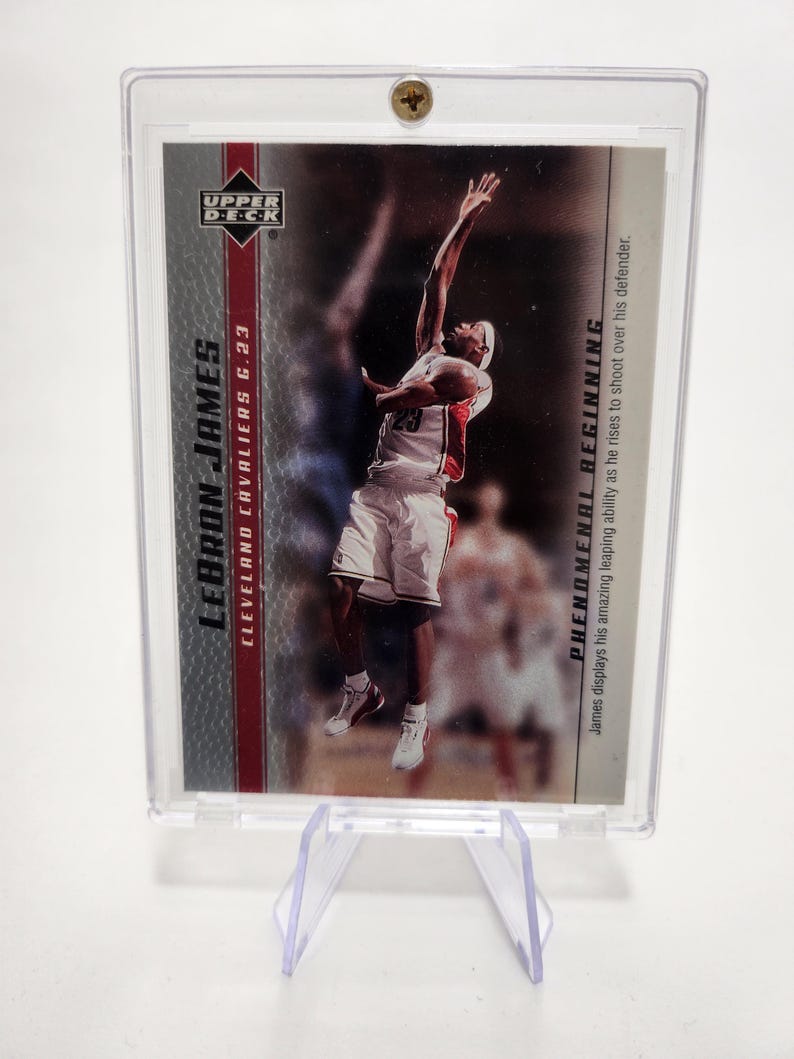 LEBRON JAMES Rookie Card - Etsy