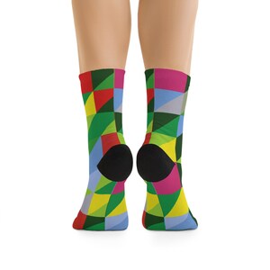 Argyle Custom Novelty Crew Socks, Comfortable Novelty Socks ...