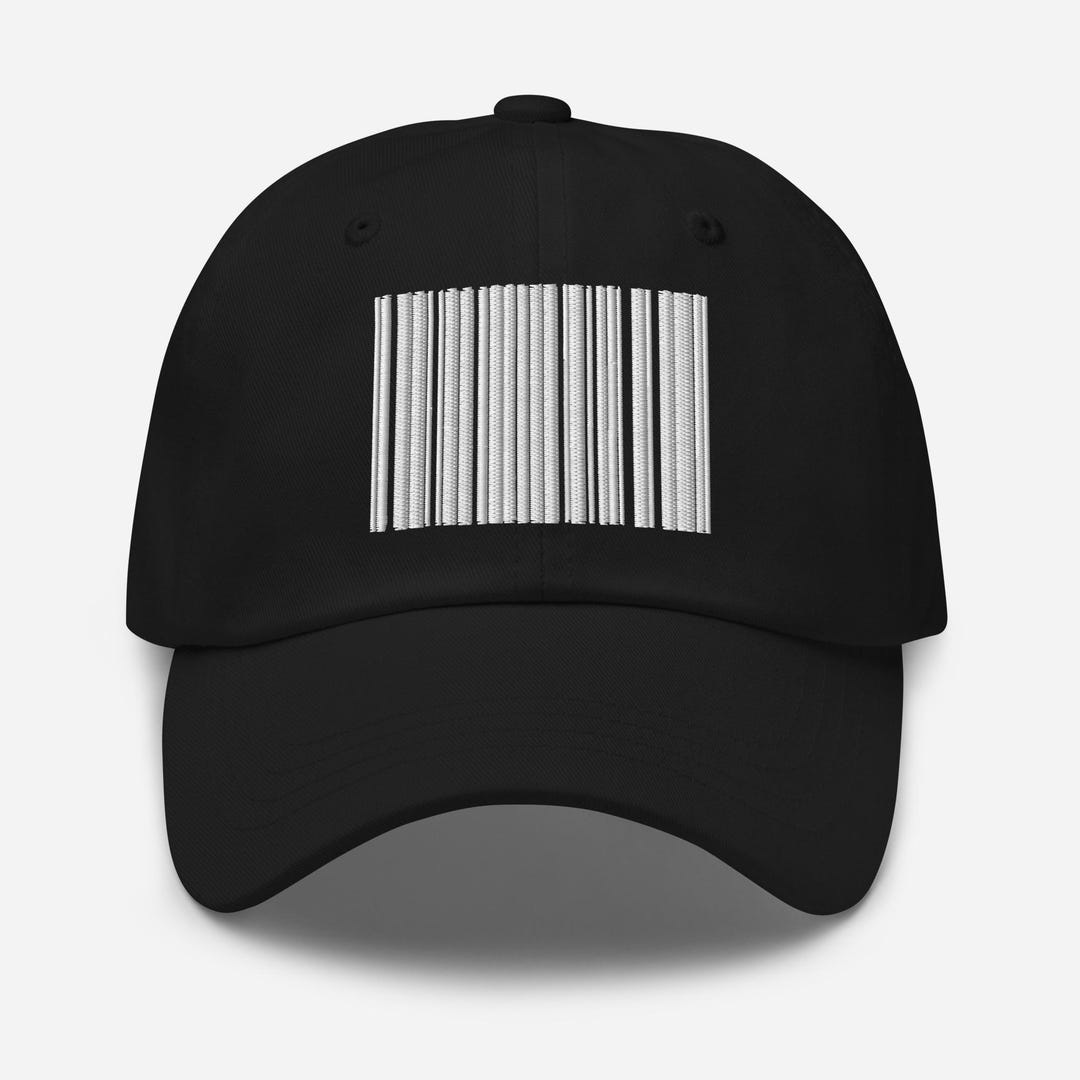 Embroidered Custom Bar Code Dad Hats, Embroidered Hats for Him ...