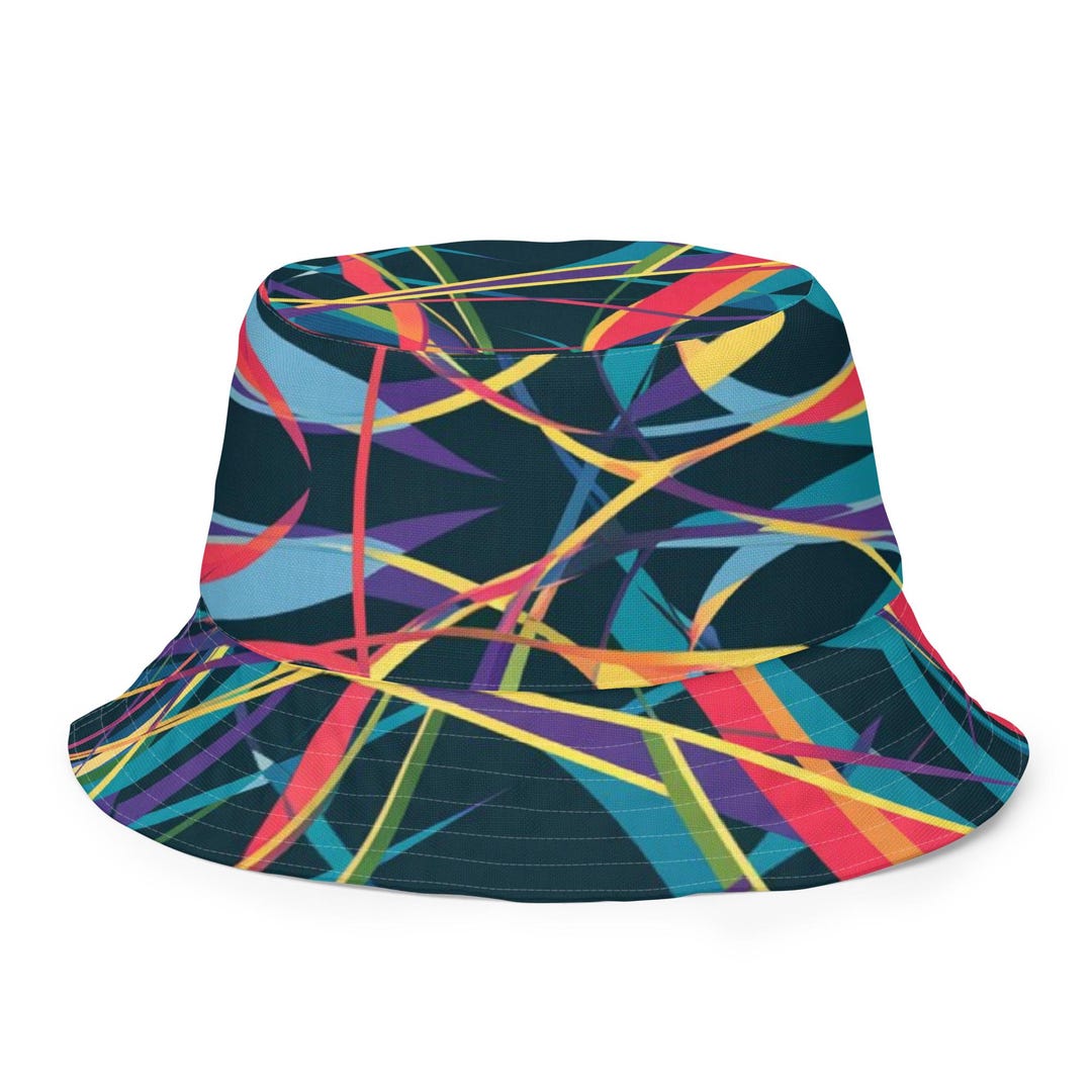 Custom Neon Reversible Bucket Hat Embroidery, Funny Hats, Customizable ...