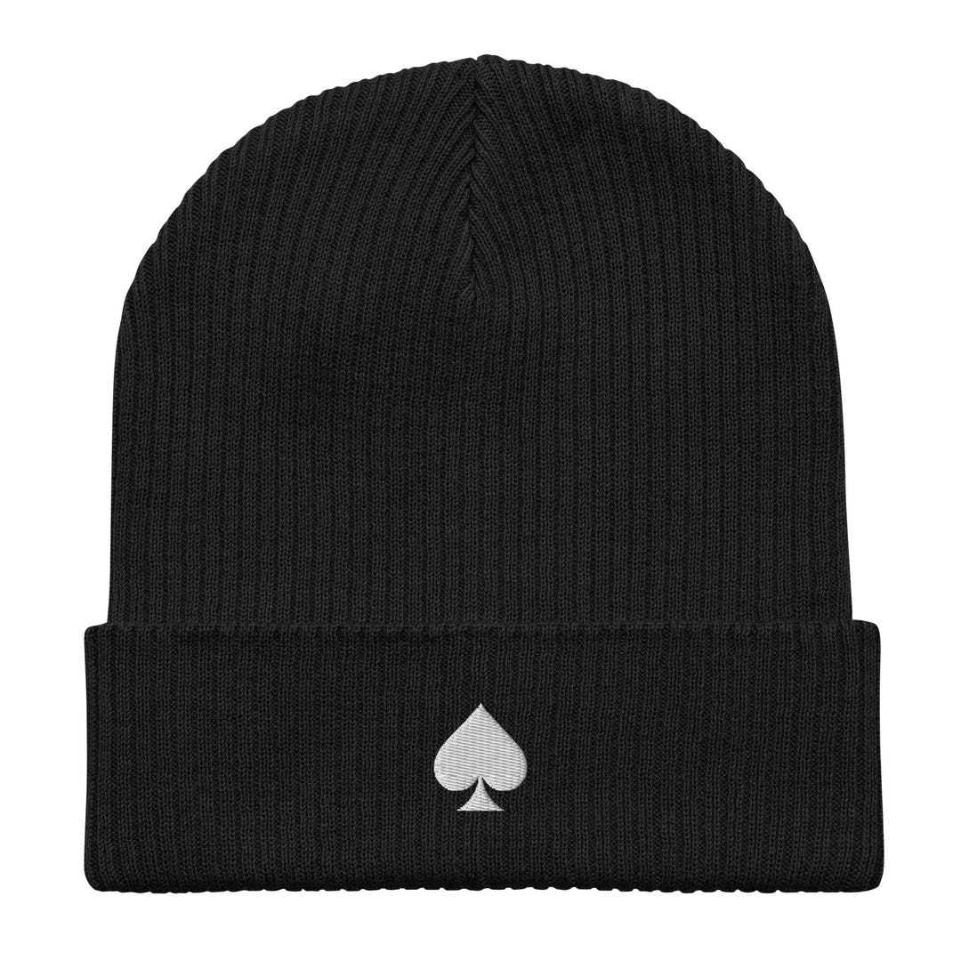 Custom Embroidered Ace of Spades Winter Beanie Hat, Personalized ...