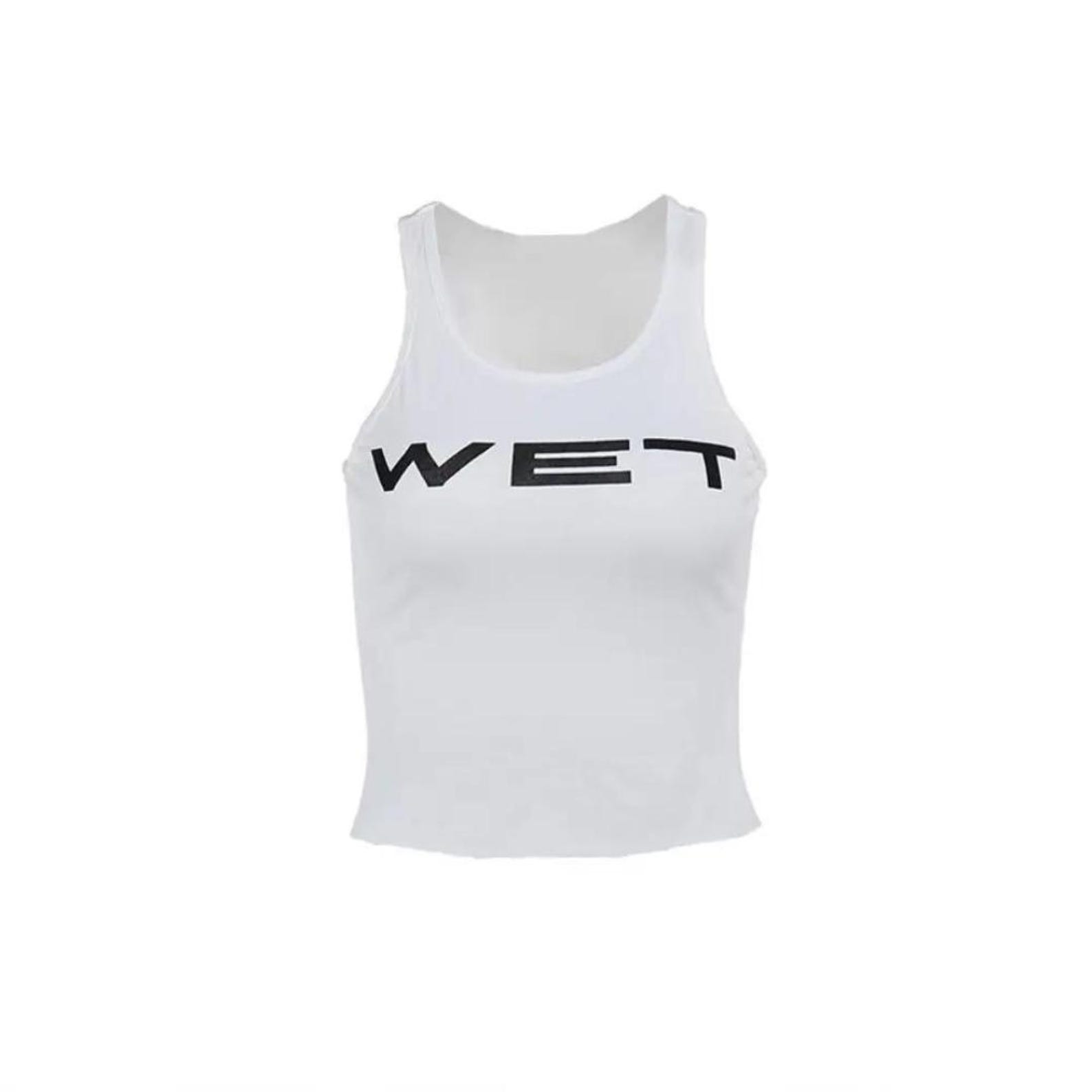Wet Tank Top Mowalola Style Kanye West Merch Y2k Tank Top Yeezy 2000s ...