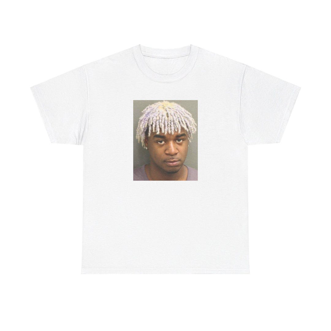 Ken Carson Mugshot Y2K Iconic Funny Meme Top Shirt Unisex Heavy Cotton ...