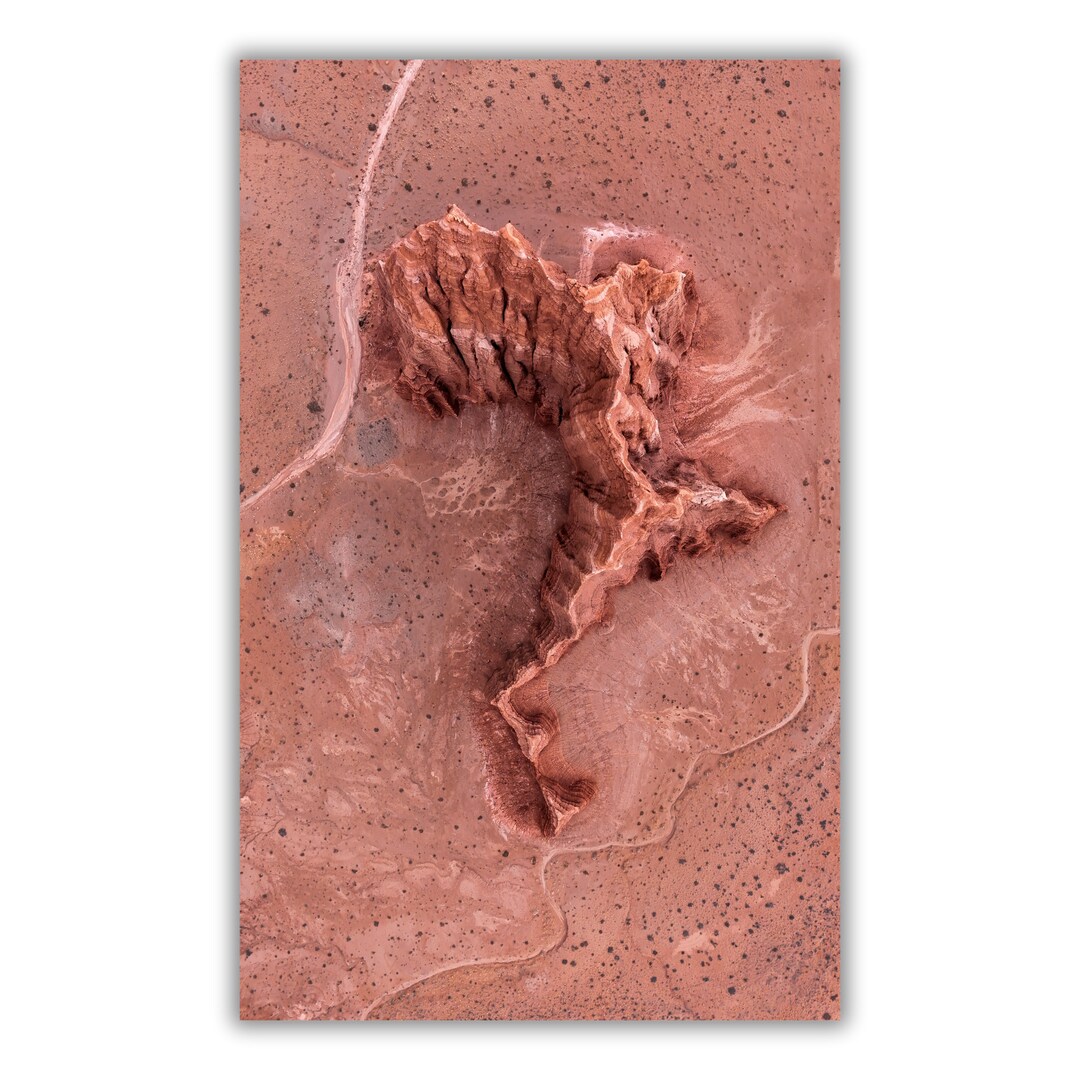 QUESTION MARK Aerial Photography Print Wall Art Utah - Etsy