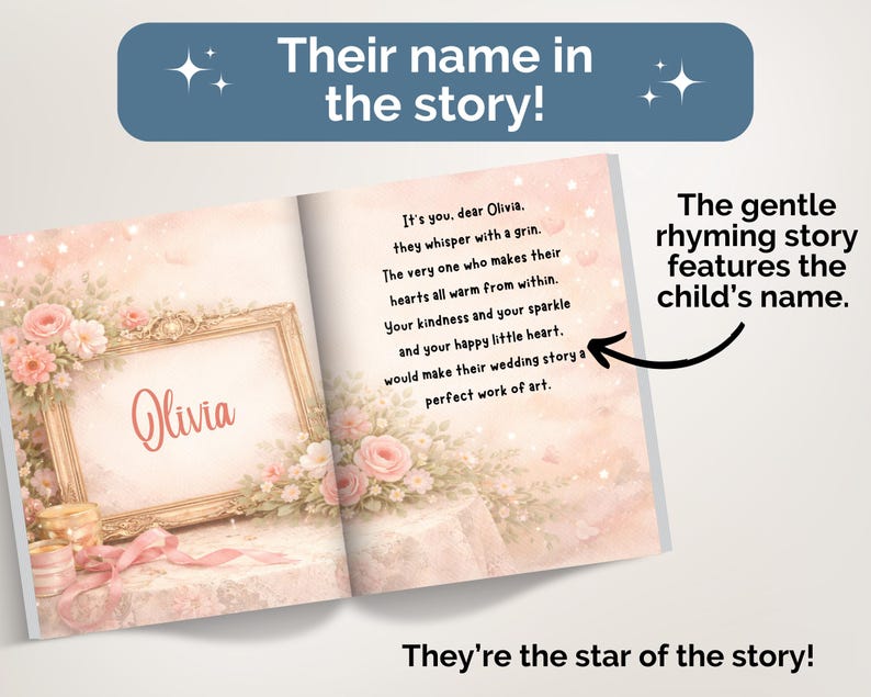 Personalized Flower Girl Book, Will You Be Our Flower Girl Proposal ...