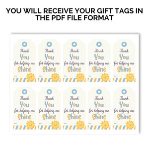 Teacher Appreciation Gift Tag, Teacher Appreciation Tags, Teacher Thank ...