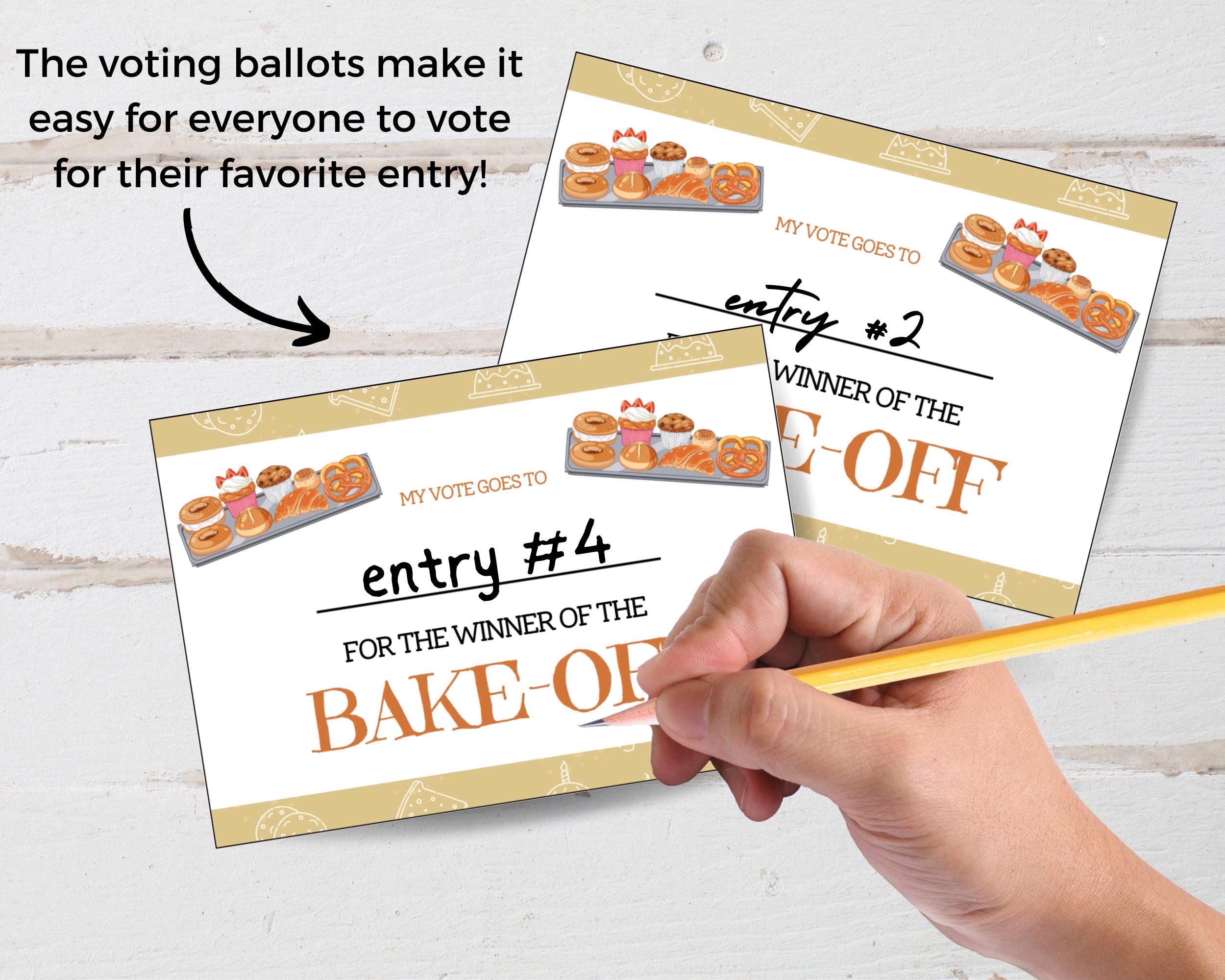 Bake-off Contest Kit, Baking Contest, Baking Competition, Bake off ...