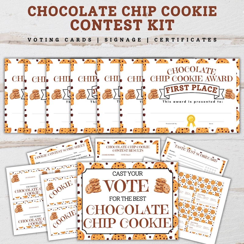 Cookie Voting Ballot - Etsy