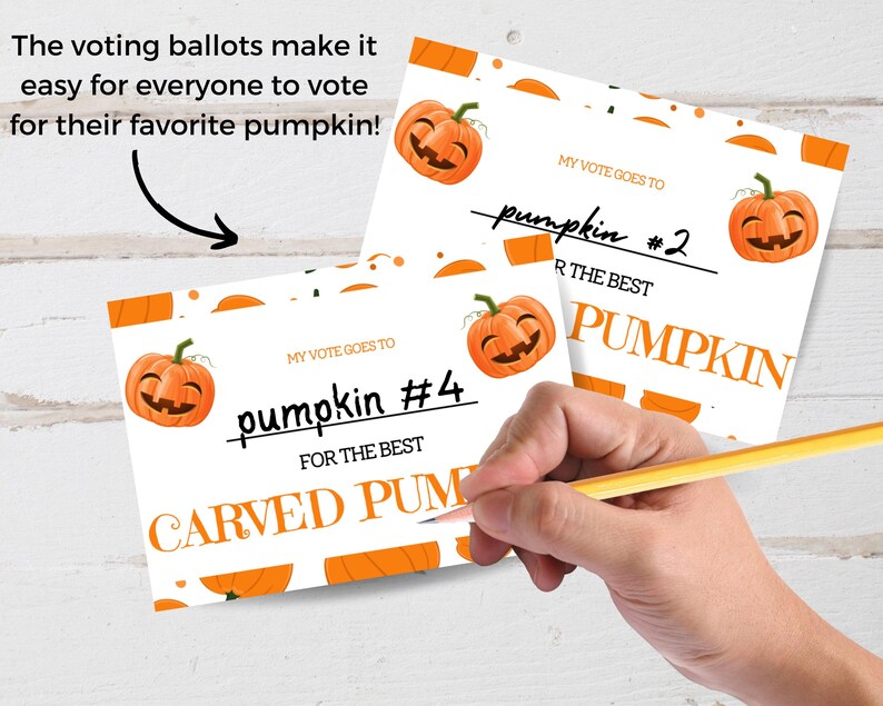 Pumpkin Carving Contest Bundle, Halloween Pumpkin Carving Contest Kit ...