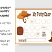 Cowboy Potty Training Chart, Potty Training Chart Printable, Potty ...