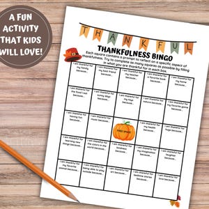 Gratitude Bingo, Thankfulness Bingo, Thanksgiving Bingo, Gratitude ...