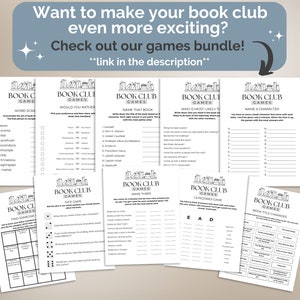 Book Club Discussion Guide, Book Review Guide, Book Club Printable ...