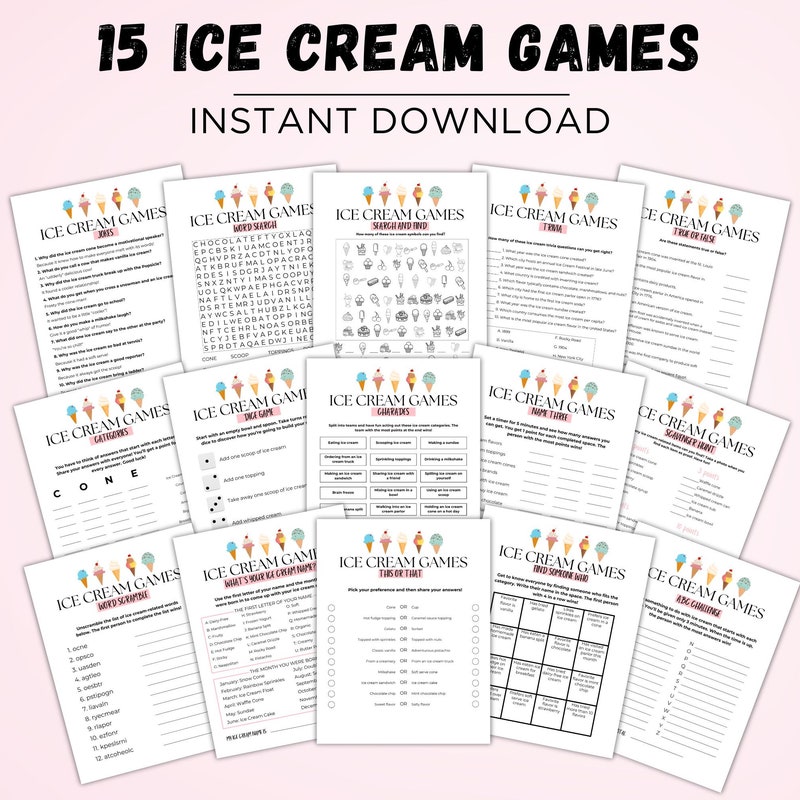 Ice Cream Social - Etsy