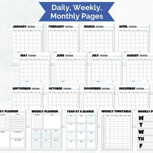 Homeschool Planner Printable, Homeschool Planner 2024-2025, Homeschool ...