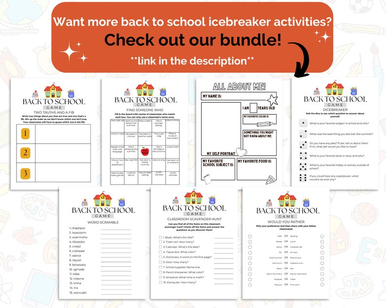 Back to School Classroom Scavenger Hunt, Classroom Treasure Hunt, Back ...
