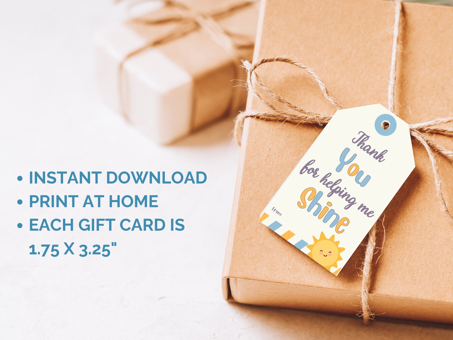 Teacher Appreciation Gift Tag, Teacher Appreciation Tags, Teacher Thank ...