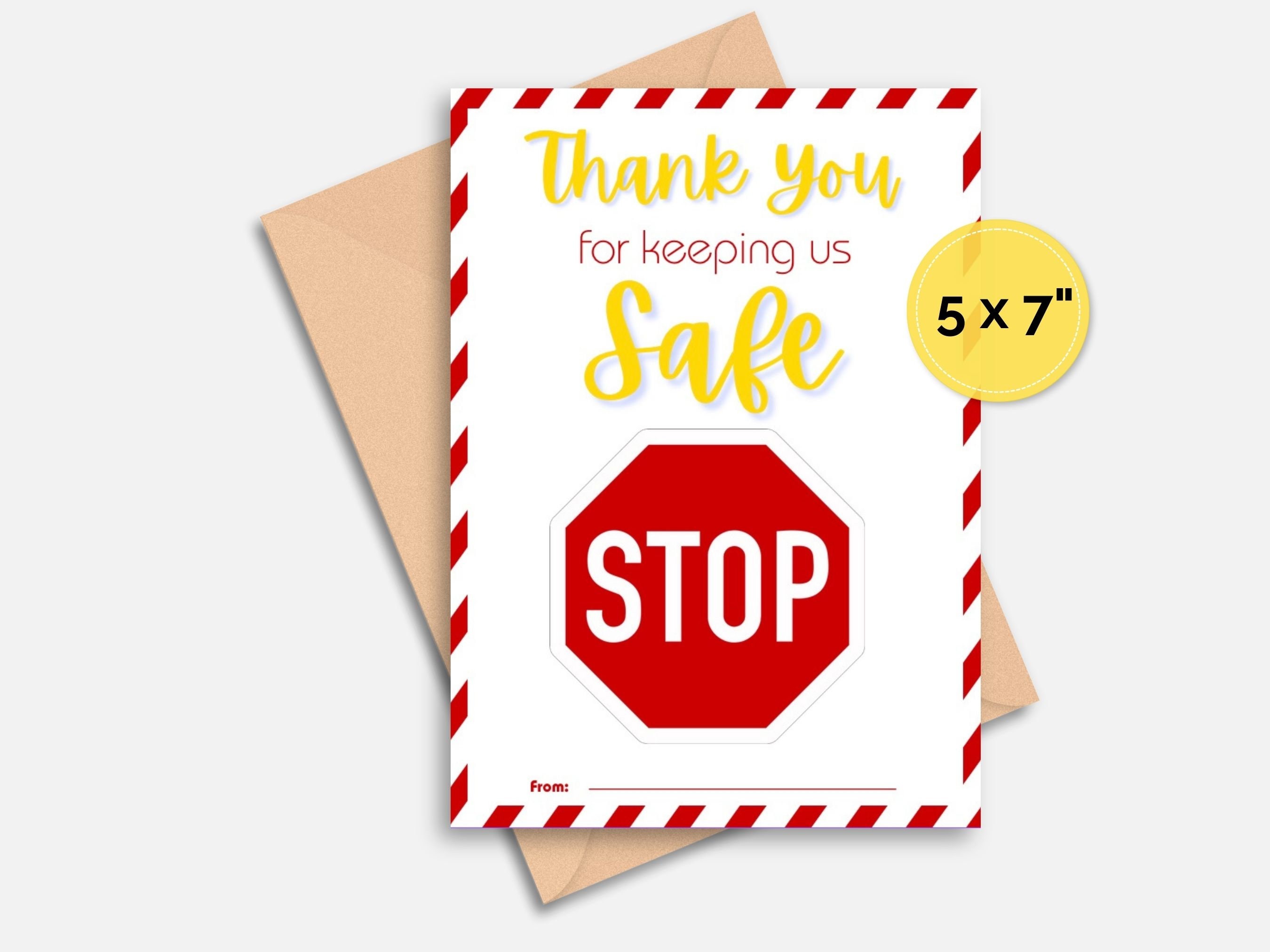 Crossing Guard Gift Card Holder, Crossing Guard Appreciation Gift Card ...