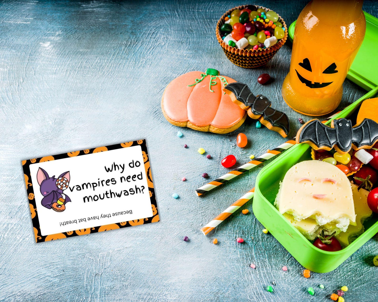 Halloween Lunchbox Jokes, Lunch Box Notes, Printable Lunch Notes for ...