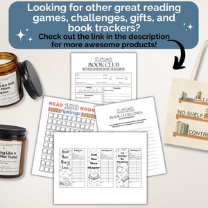 Book Club Starter Kit, Book Club Planner, Book Club Organizer Kit, Book ...