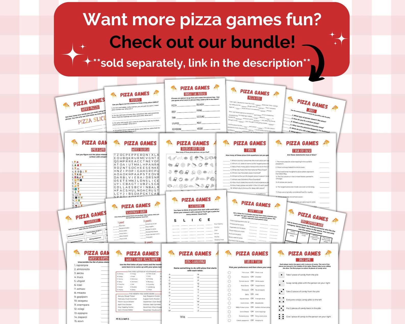 Pizza Find Someone Who Game, Pizza Find the Guest Bingo, Printable ...