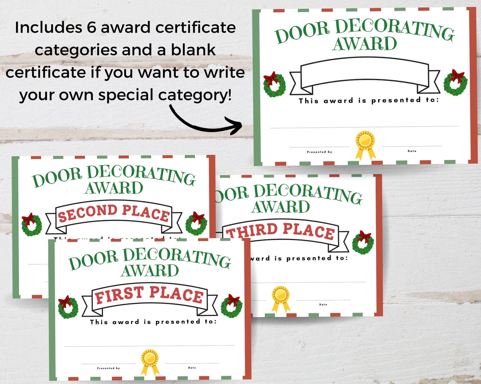 Door Decorating Contest Kit, Best Door Decorating Contest, Classroom ...