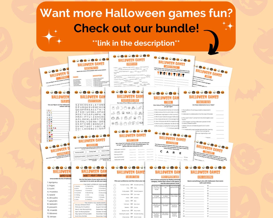 Halloween Spooky Libs Game, Halloween Ad Libs, Halloween Fill in the ...