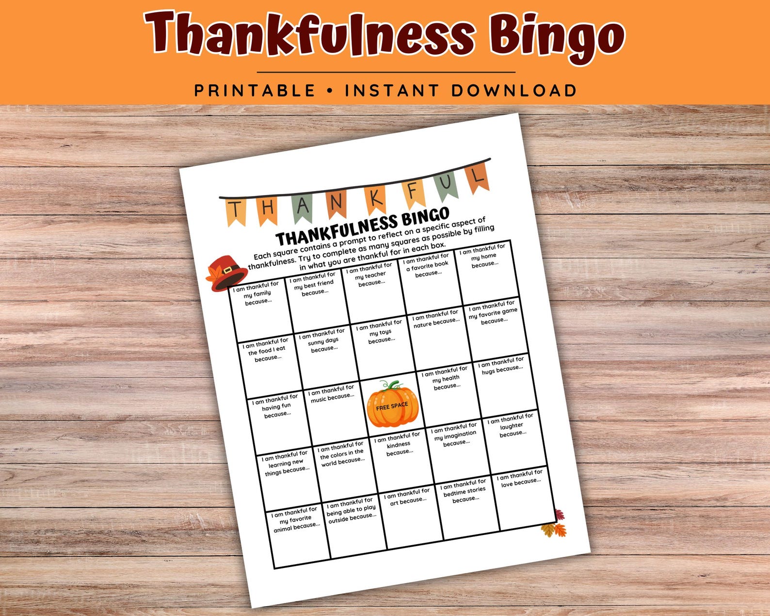 Gratitude Bingo, Thankfulness Bingo, Thanksgiving Bingo, Gratitude ...