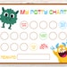 Happy Monster Potty Training Chart, Potty Training Chart Printable ...