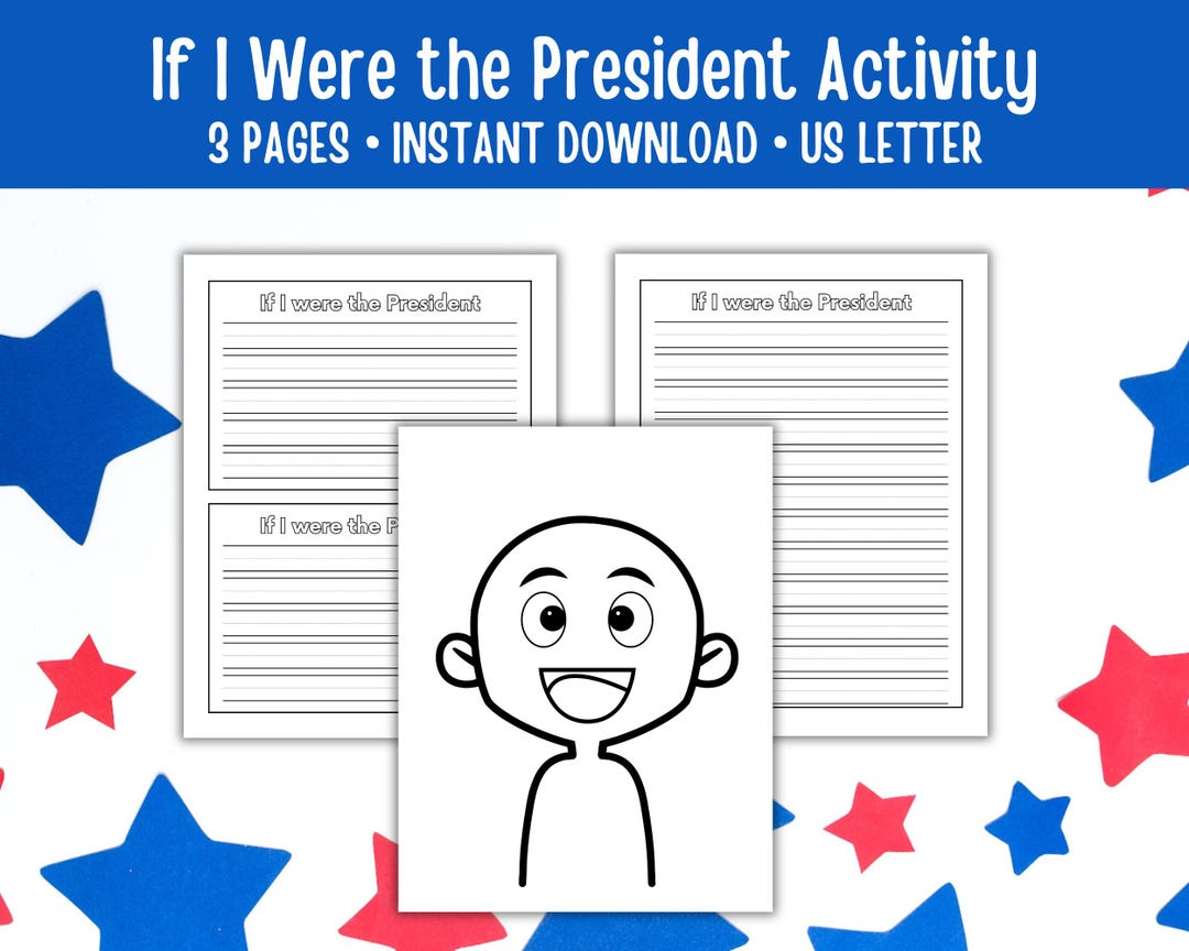 Presidents' Day Writing Activity, If I Were the President Activity ...