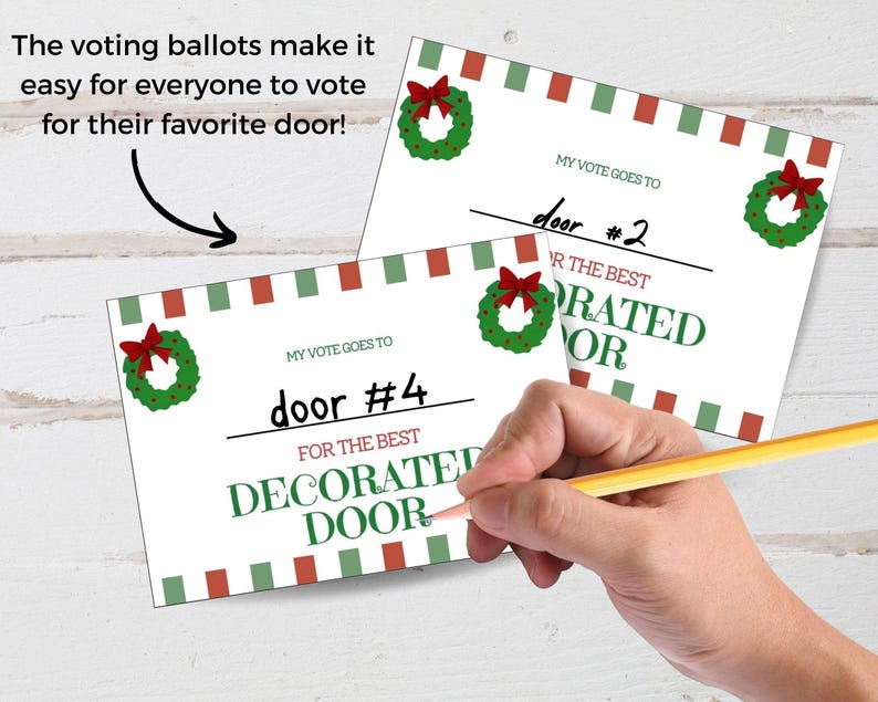 Door Decorating Contest Kit, Best Door Decorating Contest, Classroom ...