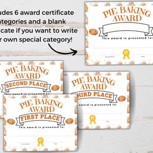 Pie Baking Contest Kit, Pie Baking Contest Bundle, Pie Bake Off, Pie ...