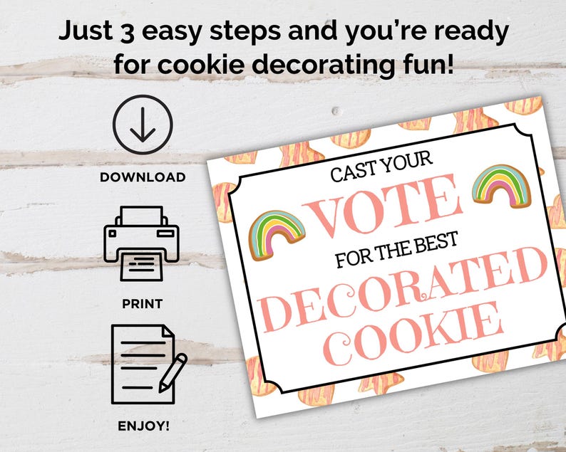 Cookie Decorating Contest Kit, Cookie Contest, Cookie Decorating ...