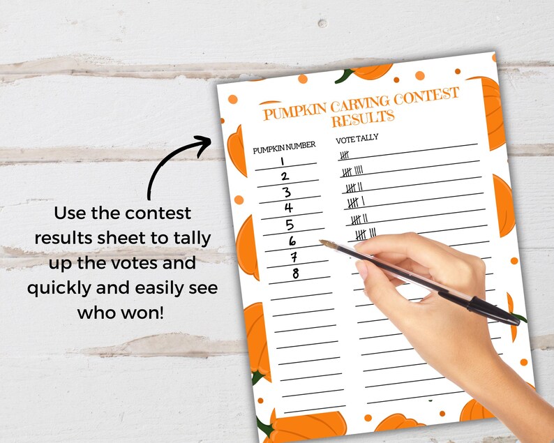 Pumpkin Carving Contest Bundle, Halloween Pumpkin Carving Contest Kit ...