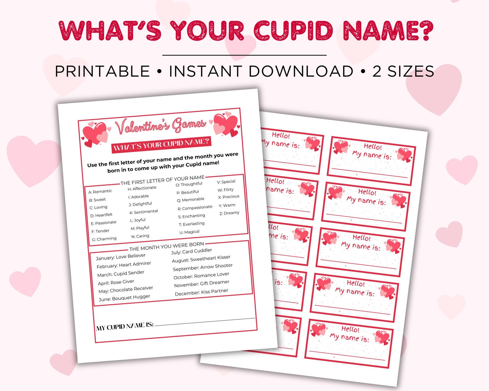 What's Your Cupid Name, What's Your Name, What's Your Name Game ...