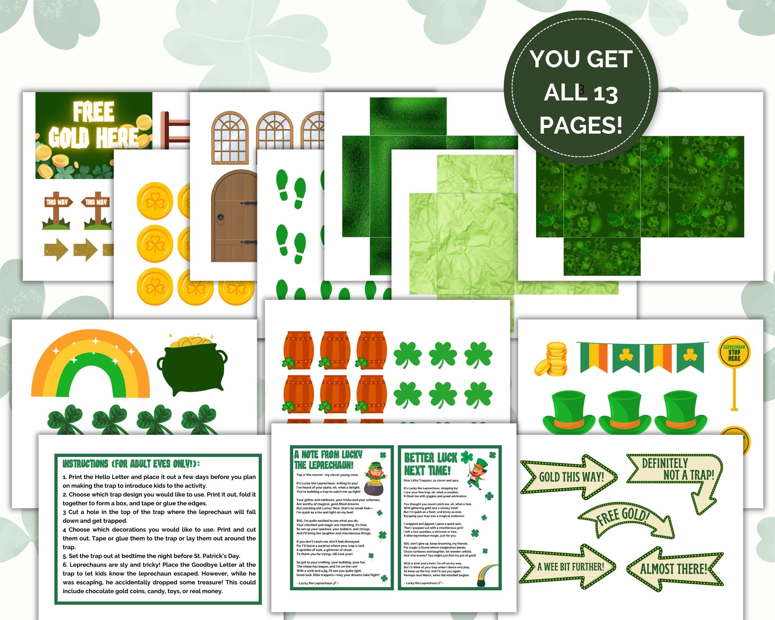 Leprechaun Trap, Leprechaun Trap Kit, DIY Leprechaun Trap, Leprechaun ...