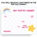 Rainbow and Star Potty Training Chart, Potty Training Chart Printable ...