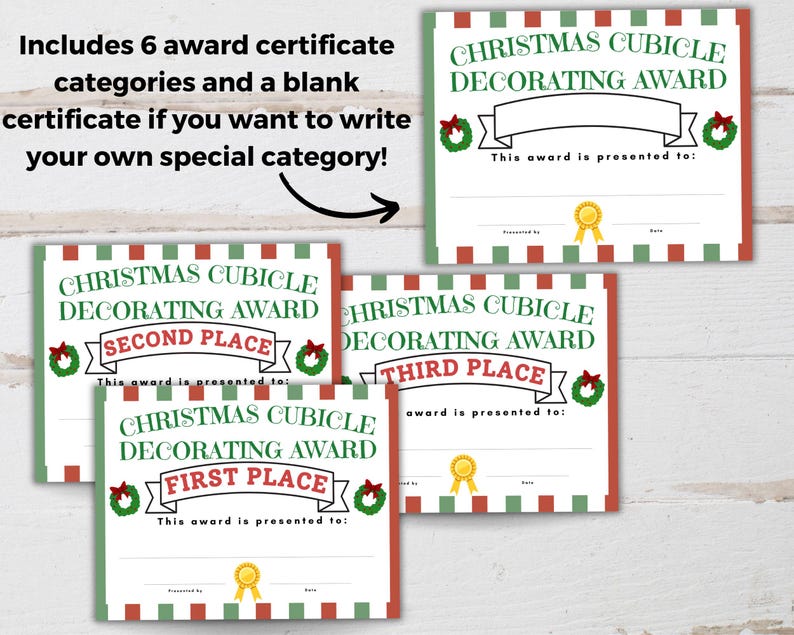 Christmas Cubicle Decorating Contest Kit, Office Decorating, Best ...