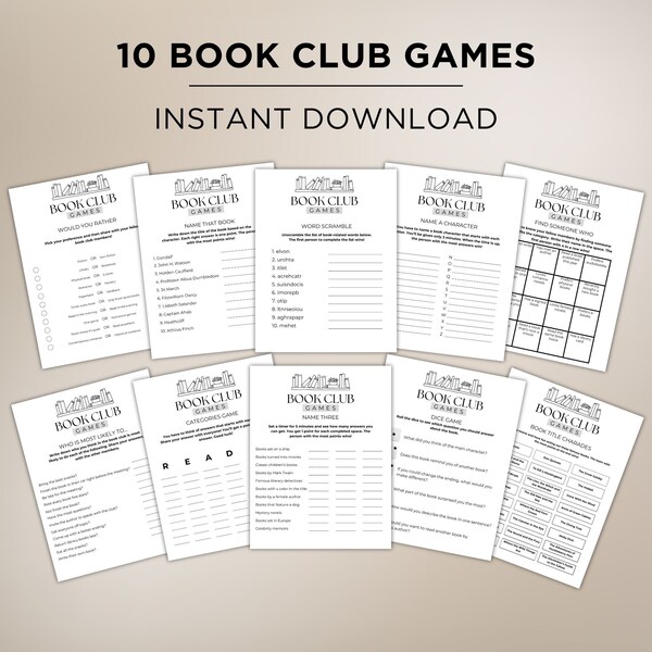 Book Club Favors - Etsy