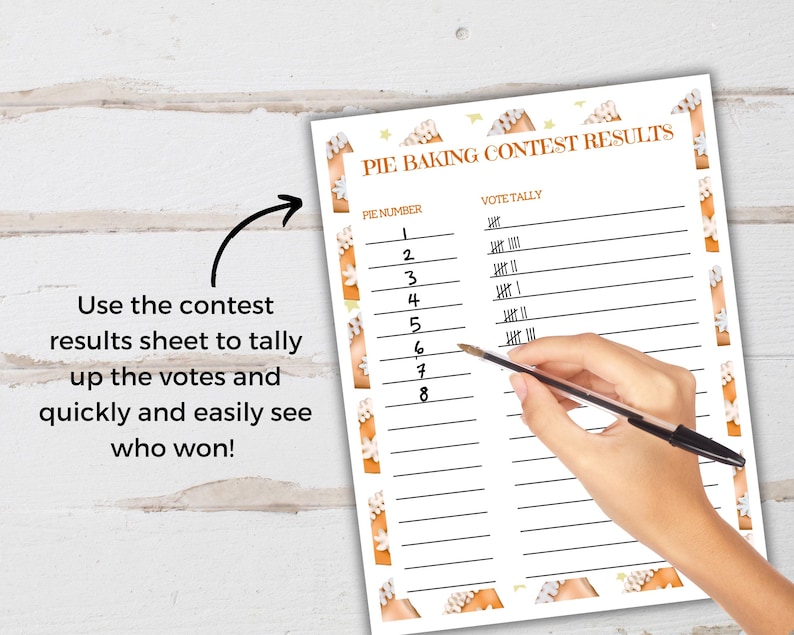 Pie Baking Contest Kit, Pie Baking Contest Bundle, Pie Bake Off, Pie ...